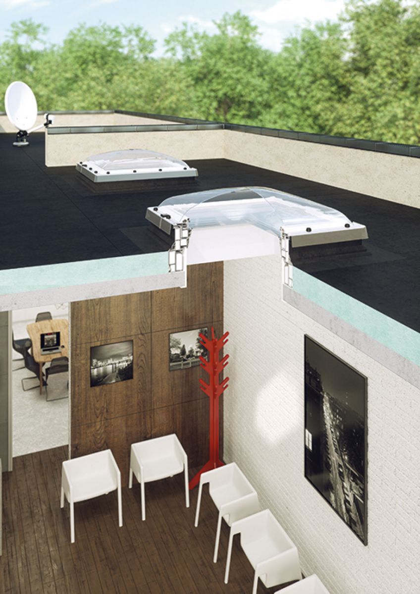 C tipo plokščio stogo langas yra su dvigubo stiklo paketu su laminuotu ...